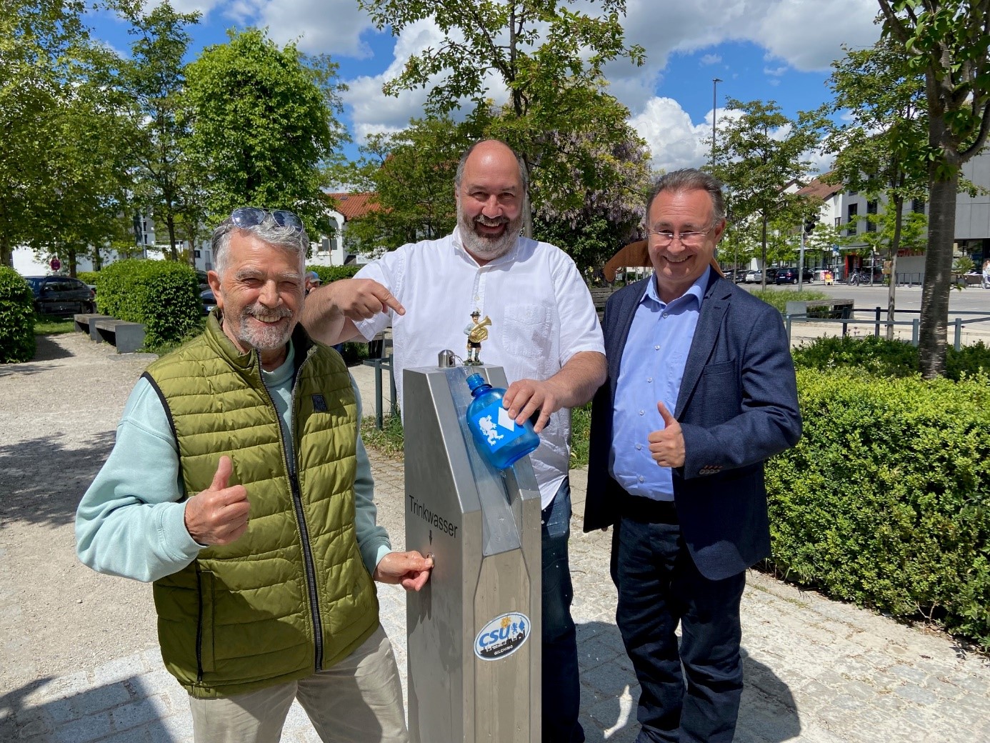 Erster Trinkwasserbrunnen für Gilching in Betrieb genommen | Amper-Kurier